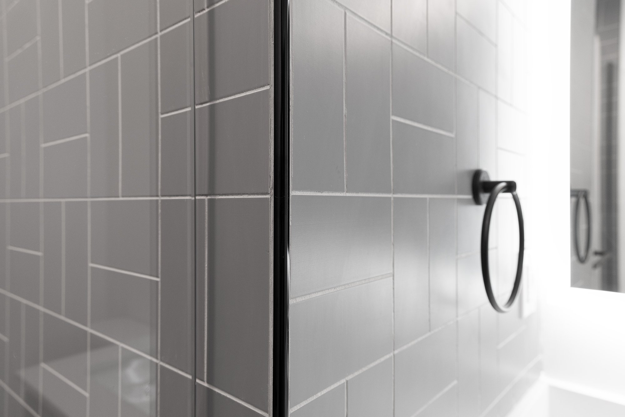 Six3Tile Shower & Backsplash Tile Edge Trim Options